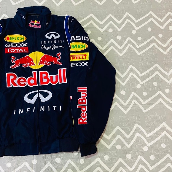 Jackets & Coats | Red Bull F1 Formula 1 Embroidered Racing Graphic ...